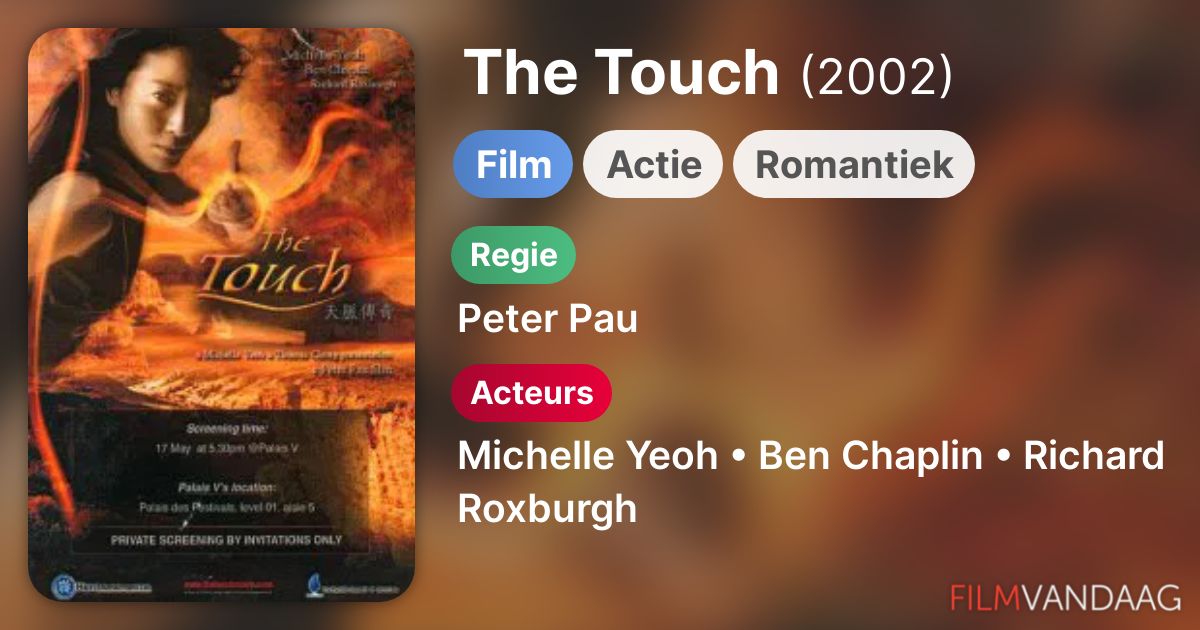 The Touch (film, 2002) - FilmVandaag.nl