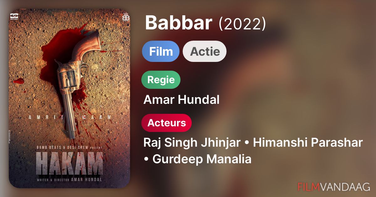 Babbar (film, 2022) - FilmVandaag.nl