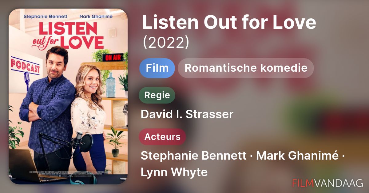 Listen Out for Love (film, 2022) - FilmVandaag.nl