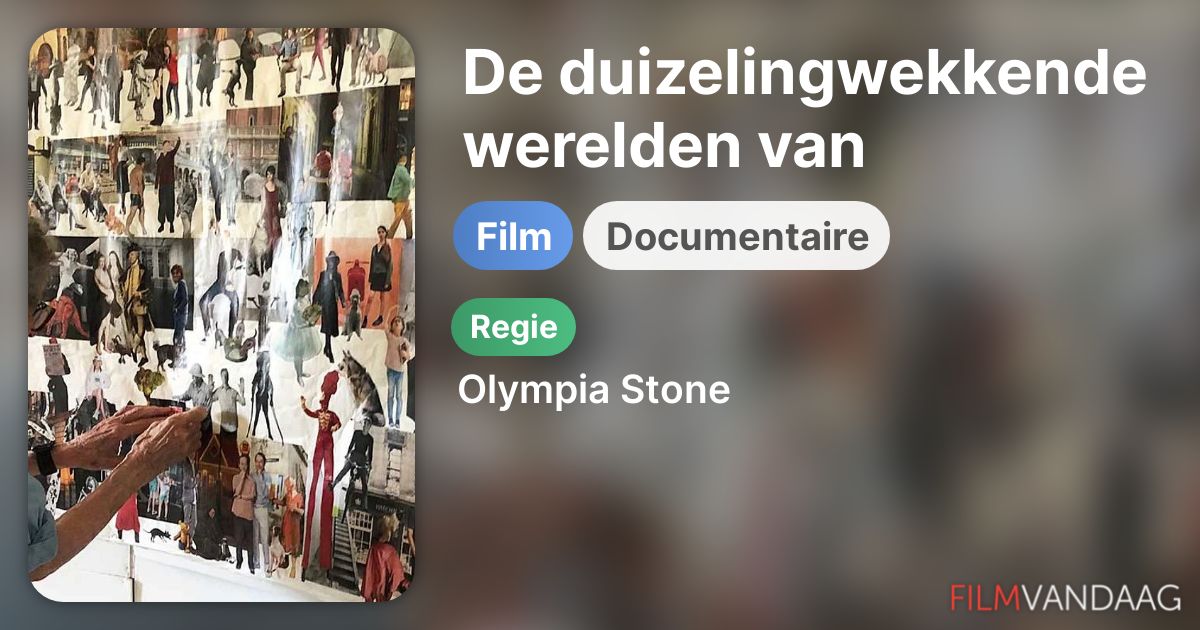 De duizelingwekkende werelden van collagekunstenares Aldwyth (film ...