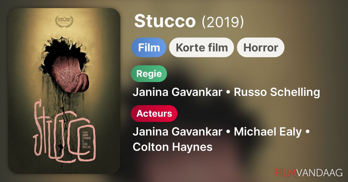 Stucco (film, 2019) - FilmVandaag.nl