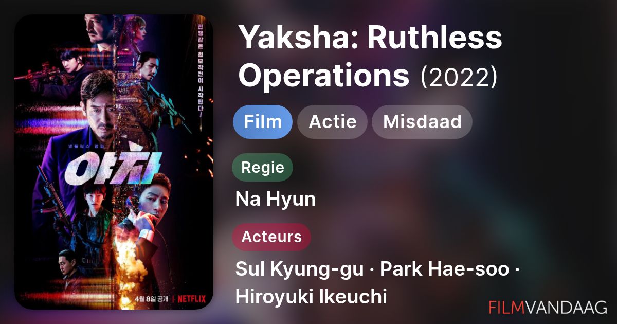 Yaksha: Ruthless Operations (film, 2022) - FilmVandaag.nl