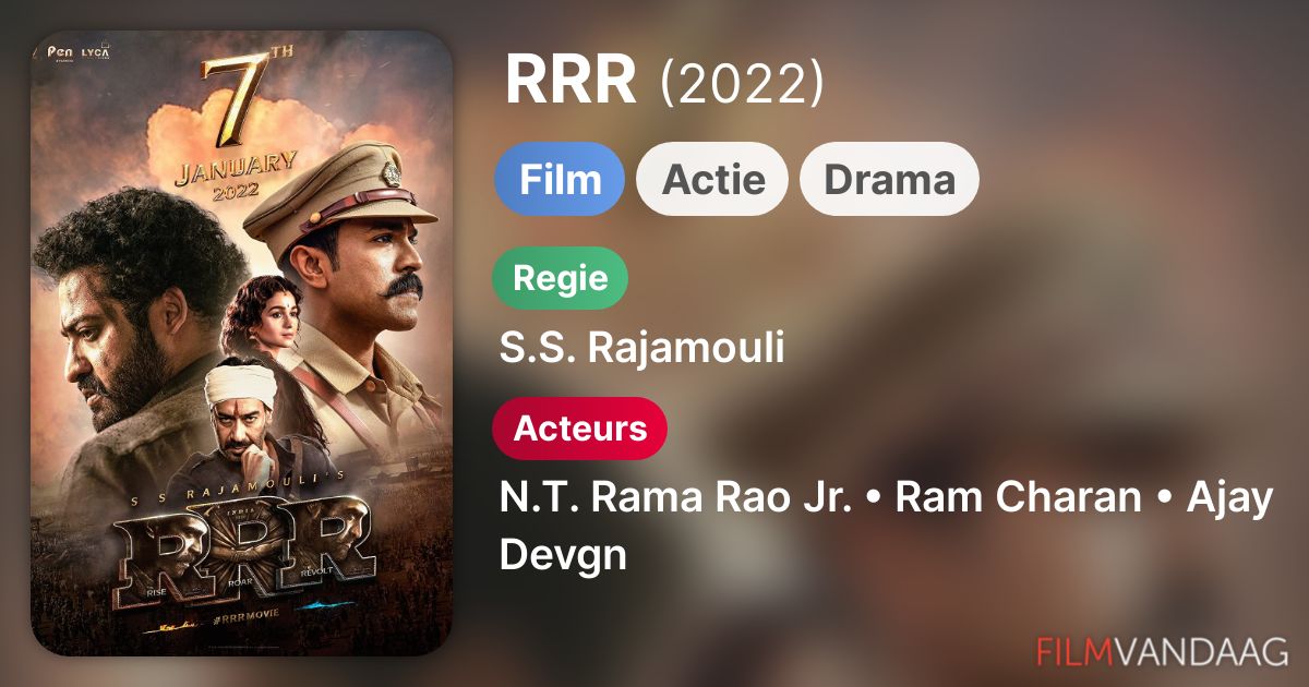 RRR (film, 2022) - FilmVandaag.nl