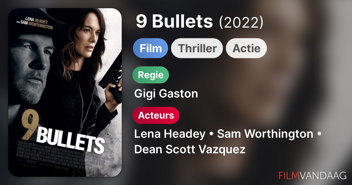 9 Bullets (film, 2022) - FilmVandaag.nl