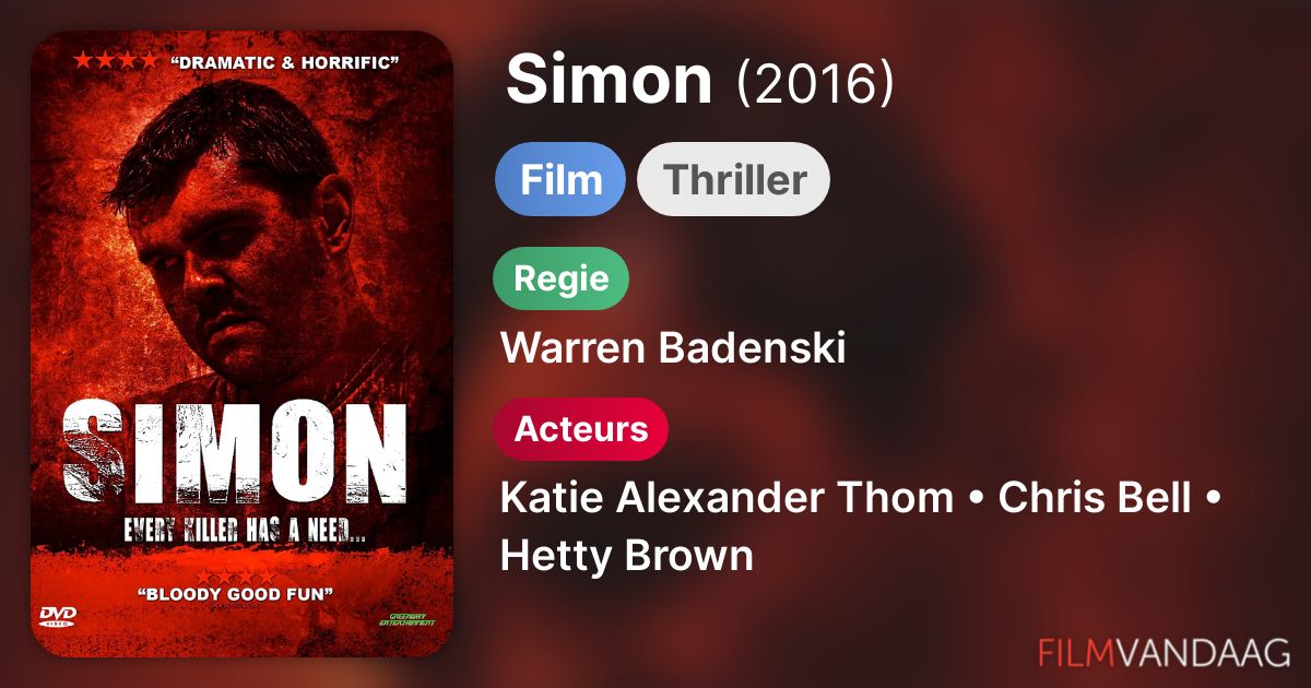 Simon (film, 2016) - FilmVandaag.nl