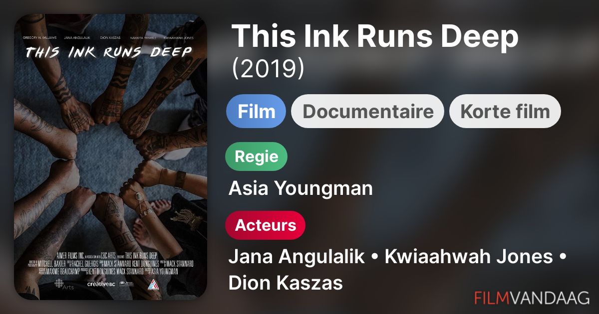 This Ink Runs Deep (film, 2019) - FilmVandaag.nl