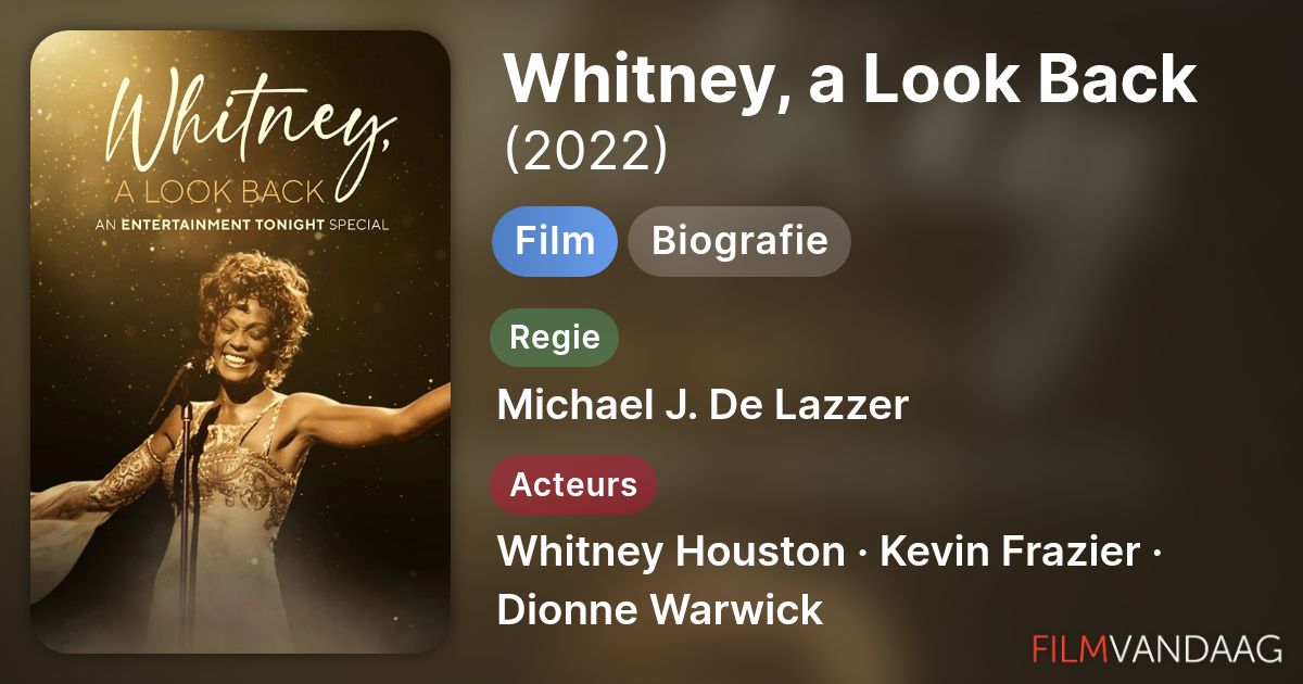 Whitney, a Look Back (film, 2022) - FilmVandaag.nl