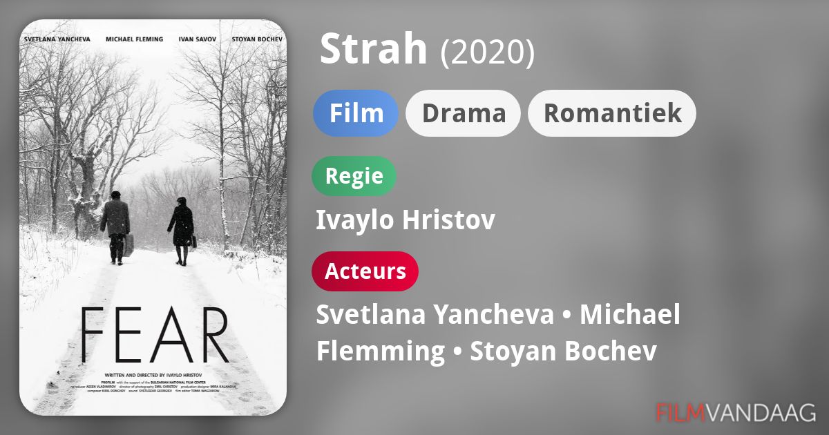 Strah (film, 2020) - FilmVandaag.nl