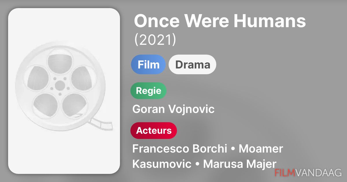 Once Were Humans (film, 2021) - FilmVandaag.nl
