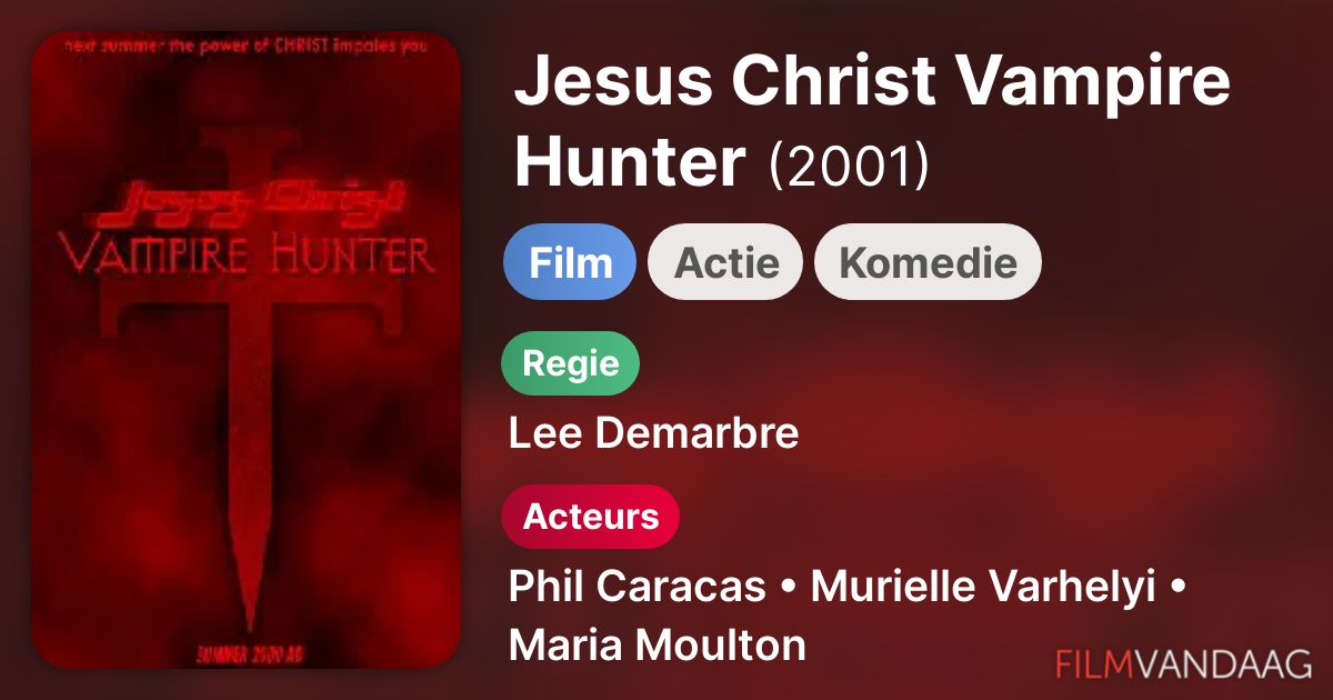 Jesus Christ Vampire Hunter (film, 2001) - FilmVandaag.nl