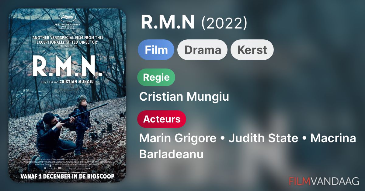R.M.N (film, 2022) - FilmVandaag.nl