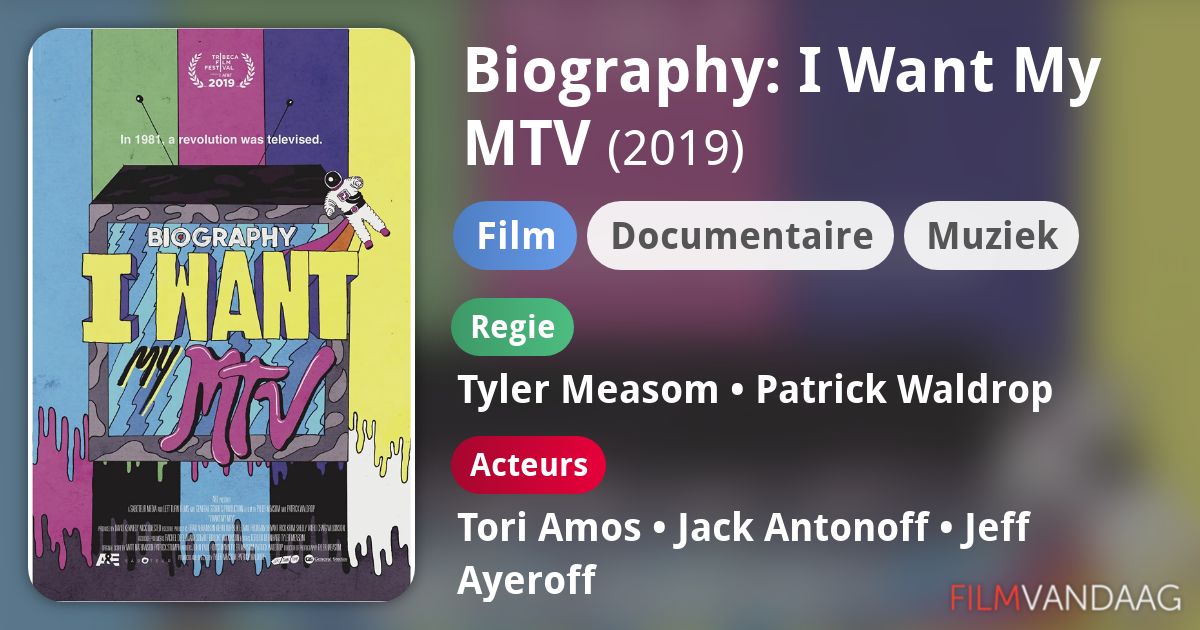 Biography: I Want My MTV (film, 2019) - FilmVandaag.nl