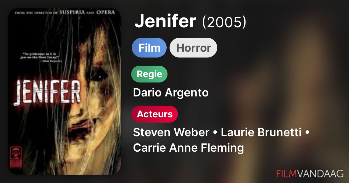 Jenifer (film, 2005) - FilmVandaag.nl