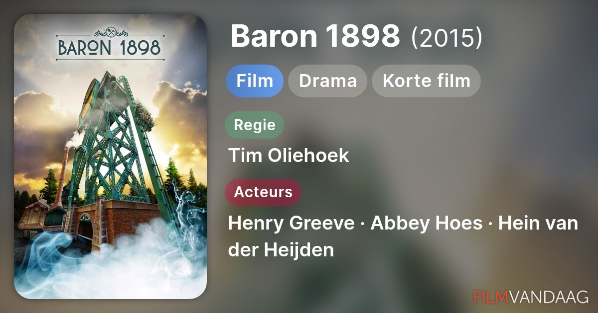 Baron 1898 (film, 2015) - FilmVandaag.nl