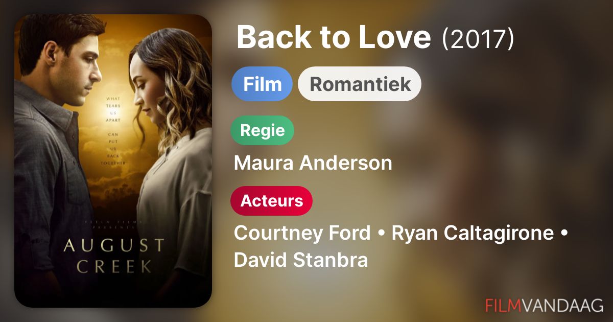 Back to Love (film, 2017) - FilmVandaag.nl