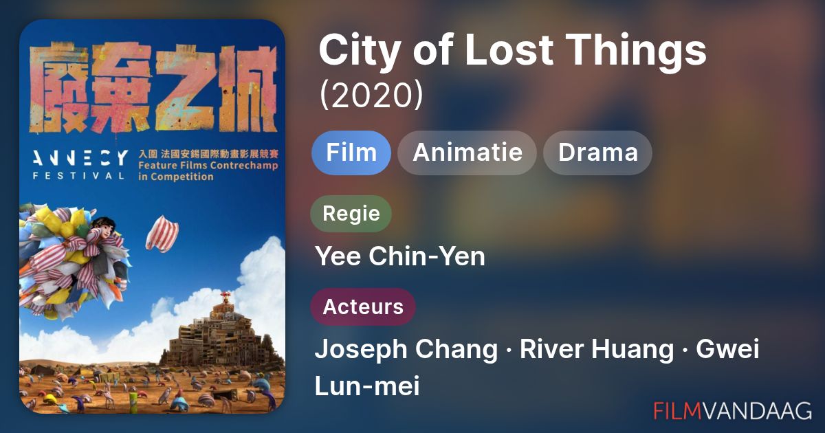 City of Lost Things (film, 2020) - FilmVandaag.nl