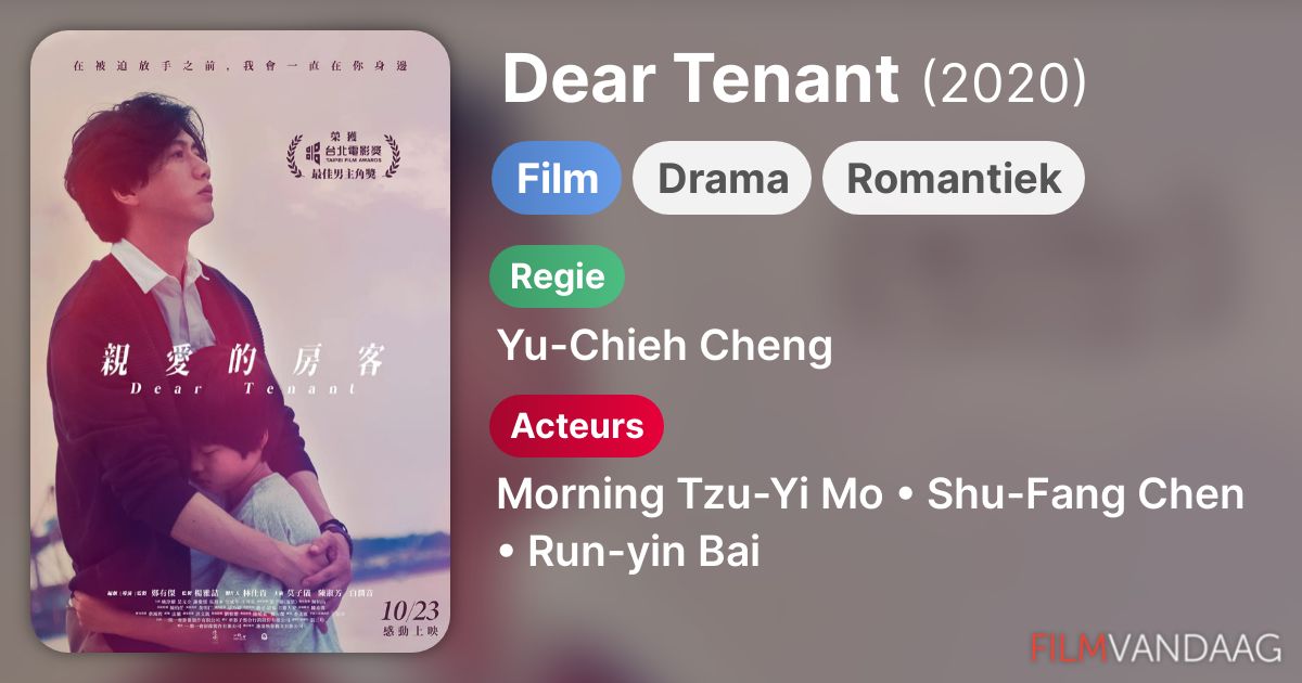 Dear Tenant (film, 2020) - FilmVandaag.nl
