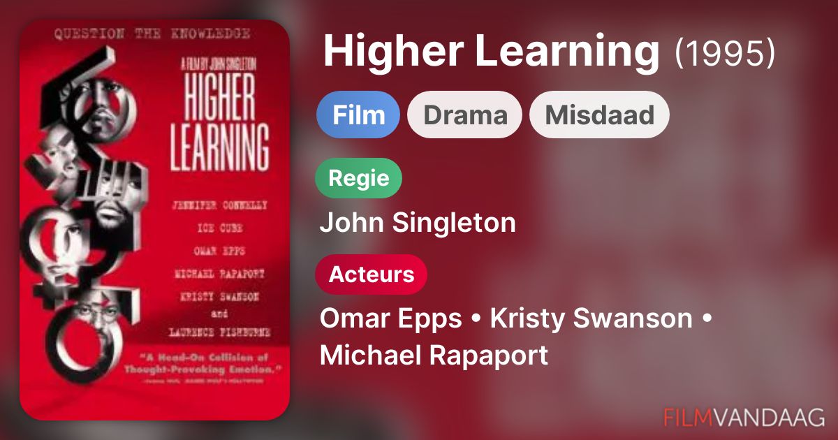 Higher Learning (film, 1995) - FilmVandaag.nl