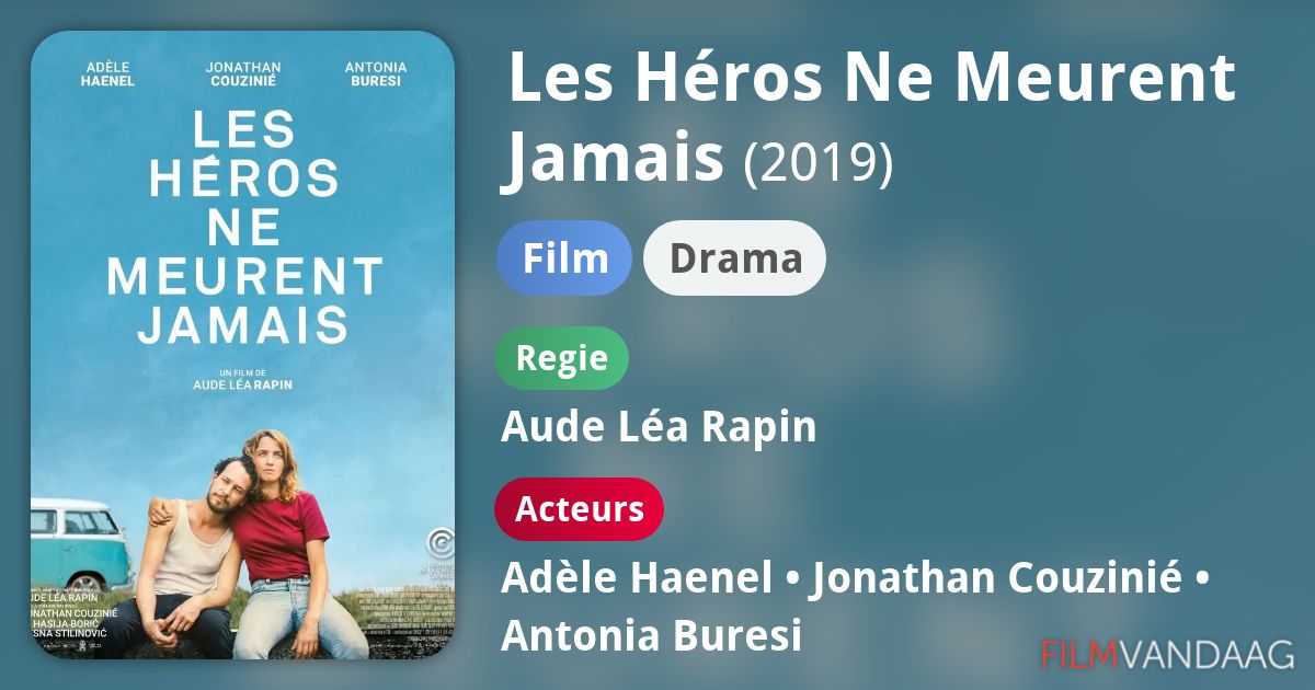 Les Héros Ne Meurent Jamais (film, 2019) - FilmVandaag.nl