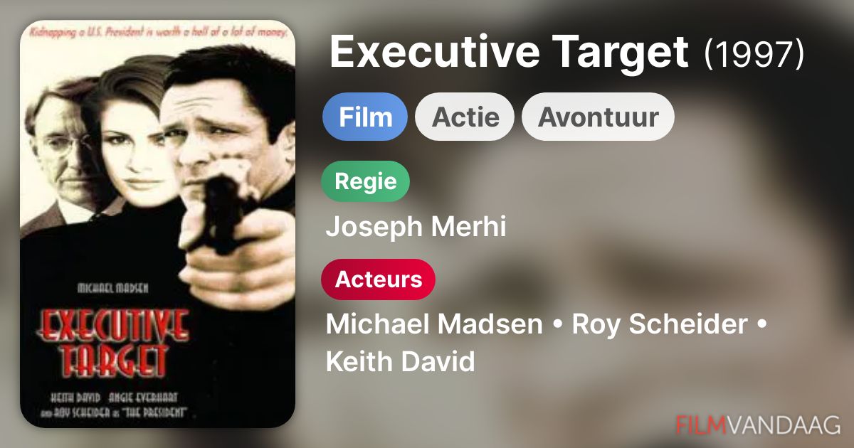 Executive Target (film, 1997) - FilmVandaag.nl