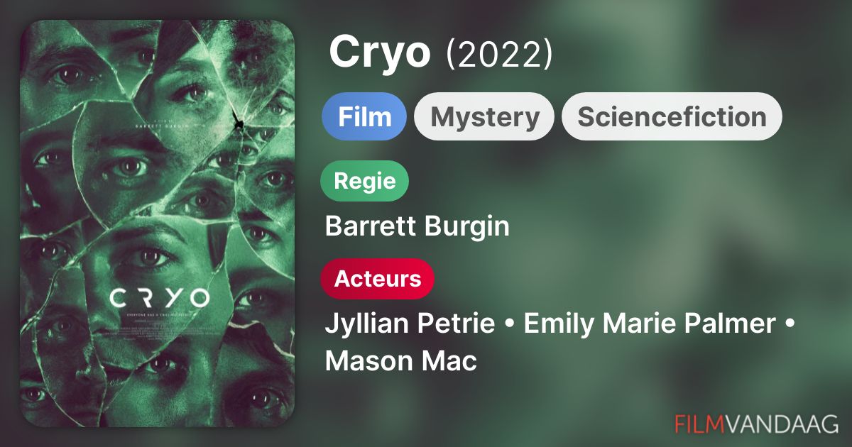 Cryo (film, 2022) - FilmVandaag.nl