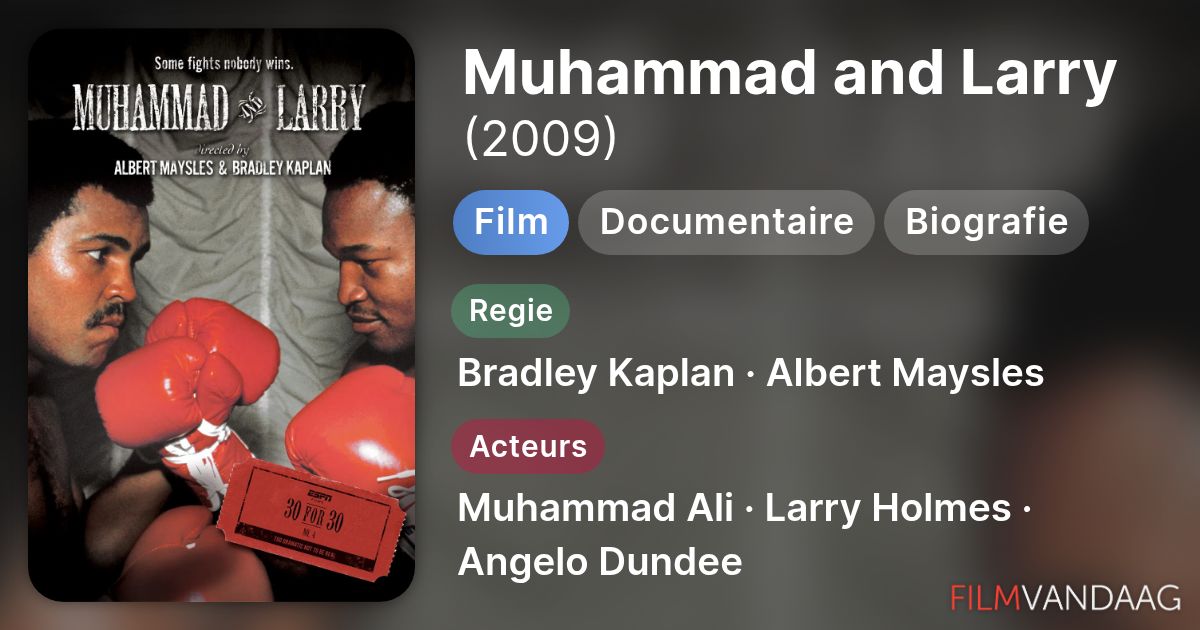 Muhammad and Larry (film, 2009) - FilmVandaag.nl