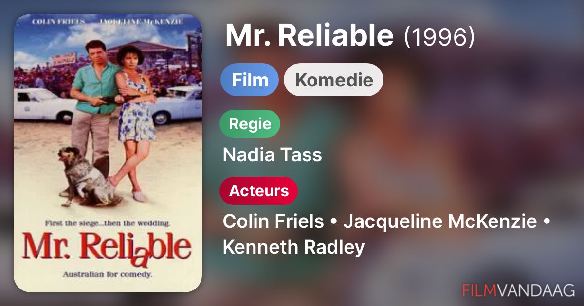 Mr. Reliable (film, 1996) - FilmVandaag.nl