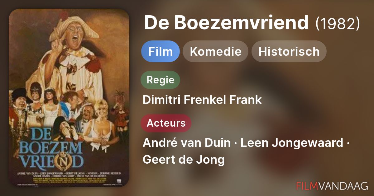 De Boezemvriend (film, 1982) - FilmVandaag.nl