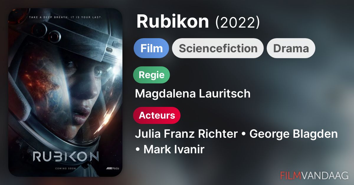 Rubikon (film, 2022) - FilmVandaag.nl