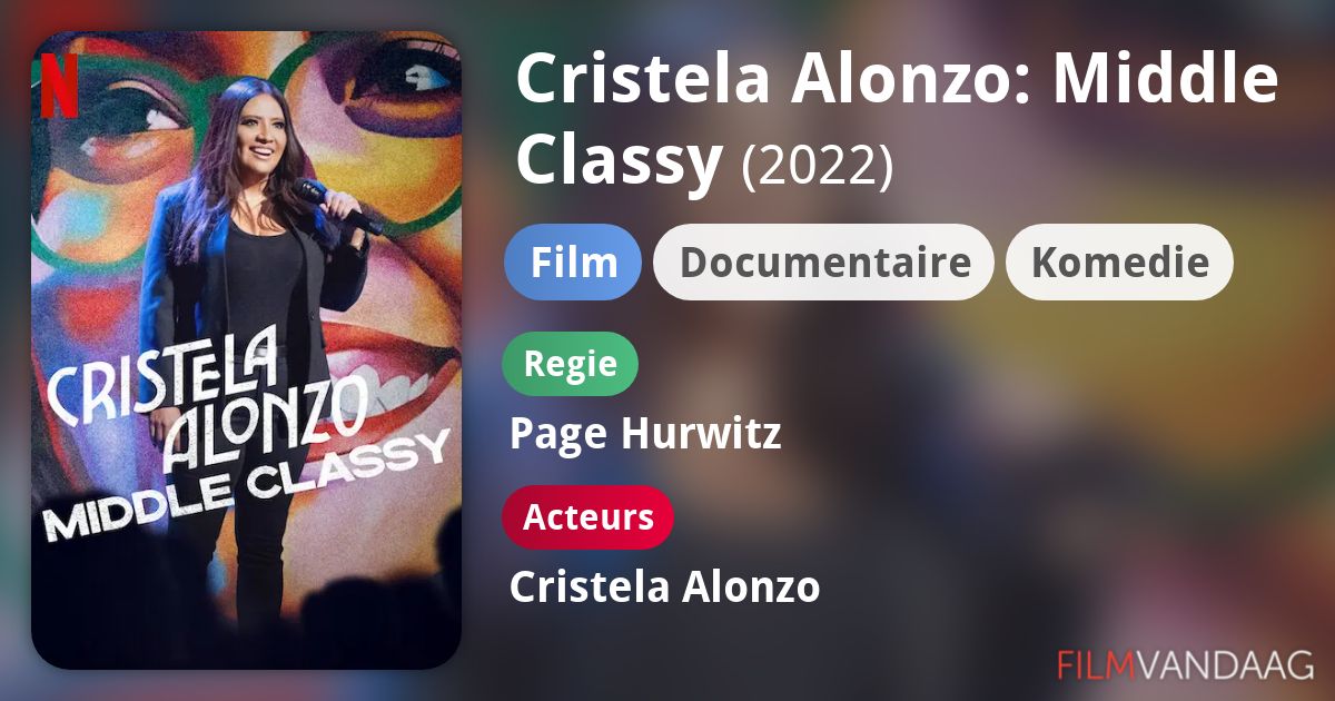 Cristela Alonzo: Middle Classy (film, 2022) - FilmVandaag.nl