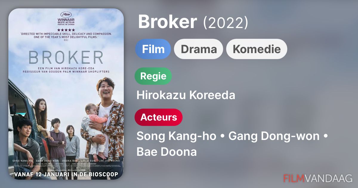 Broker (film, 2022) - FilmVandaag.nl