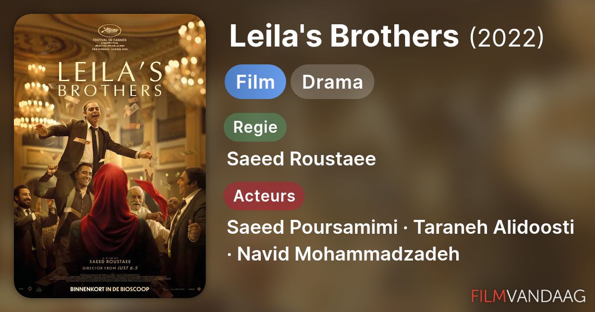 Leila's Brothers (film, 2022) kopen op dvd of blu-ray - FilmVandaag.nl