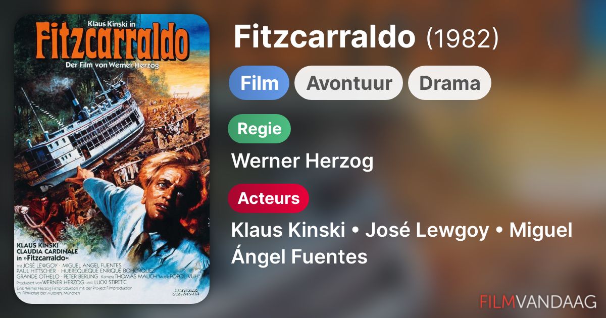 Fitzcarraldo (film, 1982) - FilmVandaag.nl