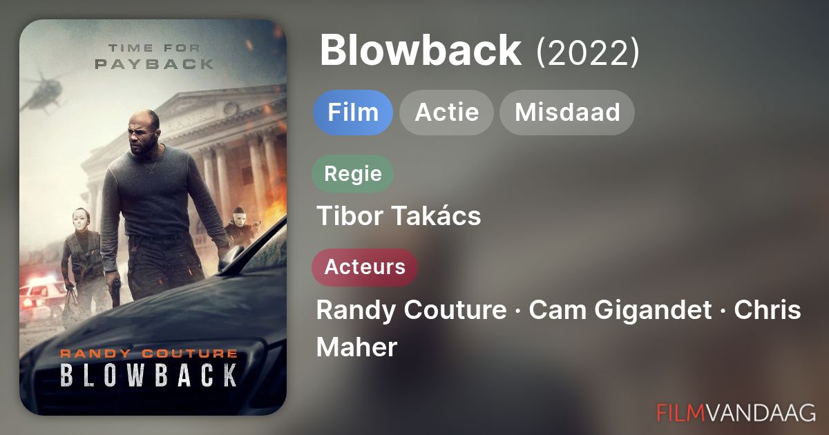 Blowback (film, 2022) - FilmVandaag.nl