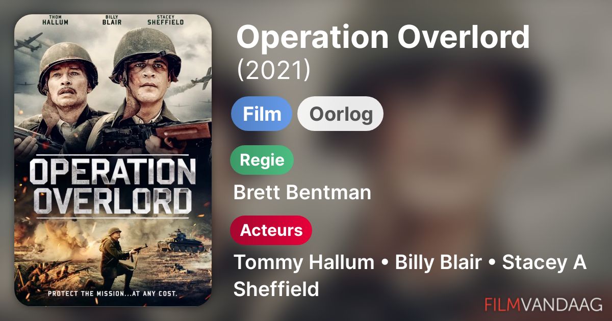 Operation Overlord (film, 2021) - FilmVandaag.nl