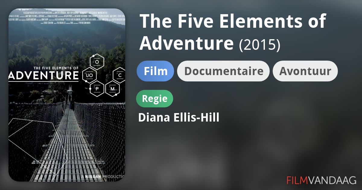 The Five Elements of Adventure (film, 2015) - FilmVandaag.nl