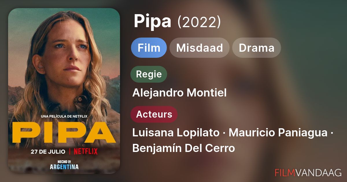 Alle acteurs in Pipa (film, 2022) - FilmVandaag.nl