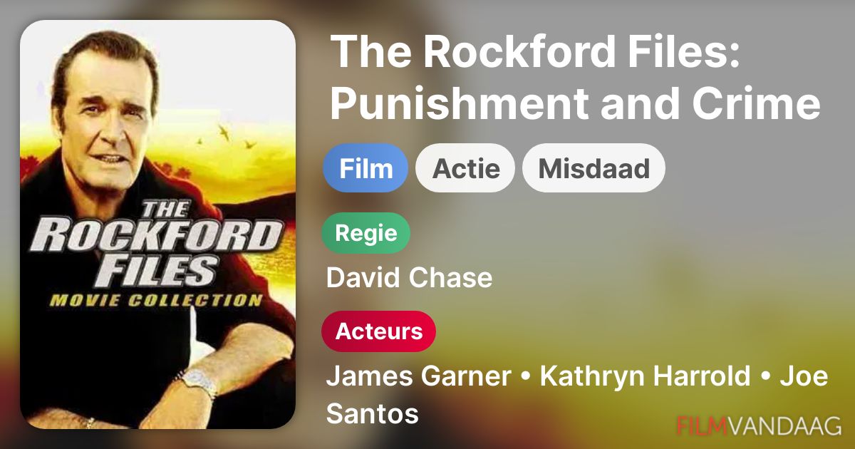 The Rockford Files: Punishment and Crime (film, 1996) - FilmVandaag.nl