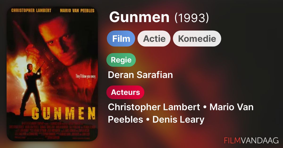 Gunmen (film, 1993) kopen op dvd of blu-ray - FilmVandaag.nl