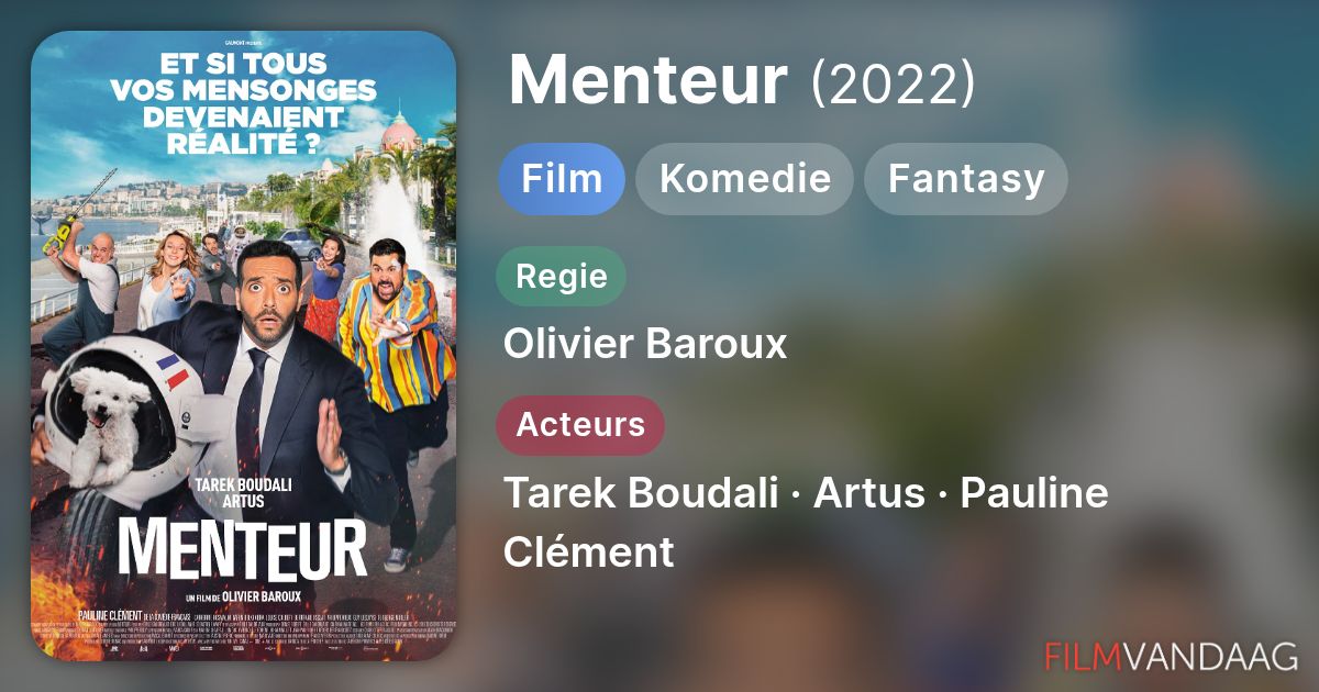 Menteur (film, 2022) - FilmVandaag.nl