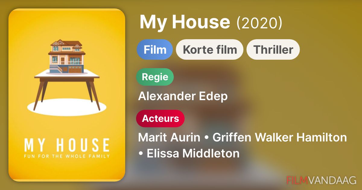 My House (film, 2020) - FilmVandaag.nl