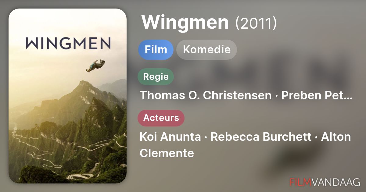 Wingmen (film, 2011) - FilmVandaag.nl