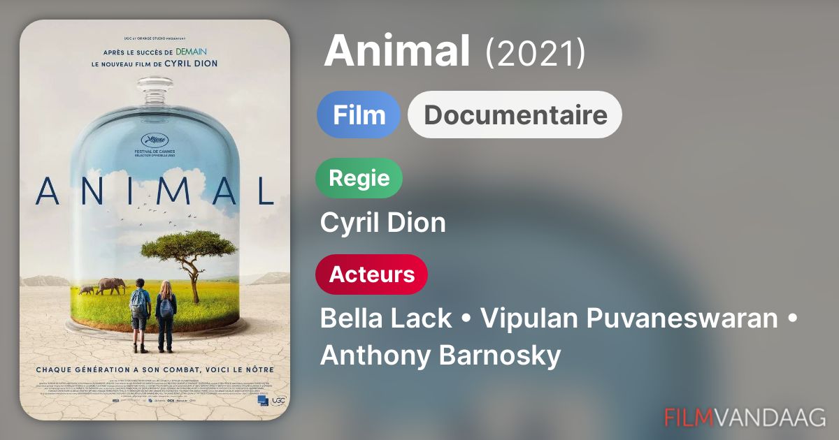 Animal (film, 2021) - FilmVandaag.nl
