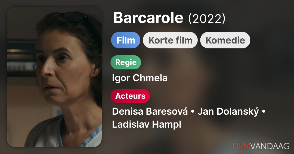 Barcarole (film, 2022) - FilmVandaag.nl
