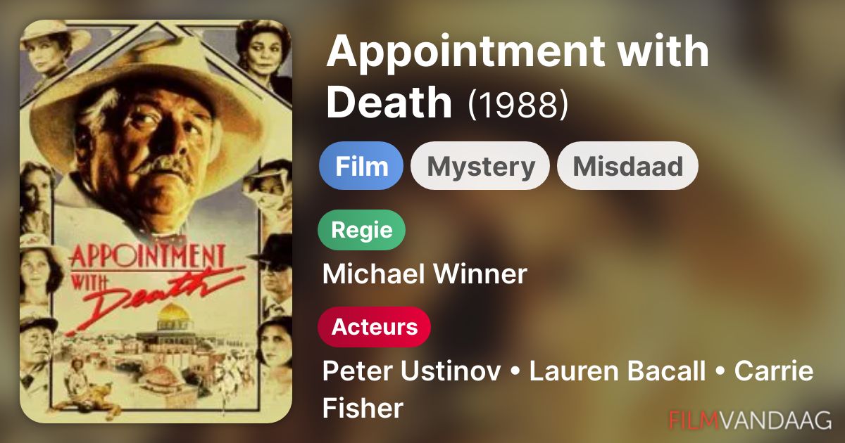 Appointment with Death (film, 1988) - FilmVandaag.nl