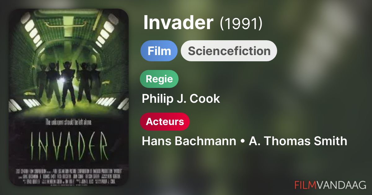 Invader (film, 1992) - FilmVandaag.nl