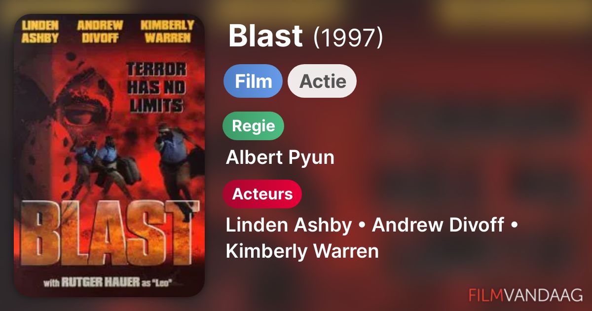 Blast (film, 1997) - FilmVandaag.nl