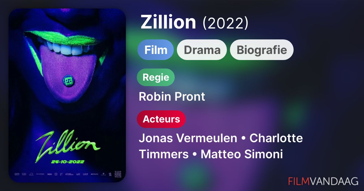 Zillion (film, 2022) kopen op dvd of blu-ray - FilmVandaag.nl