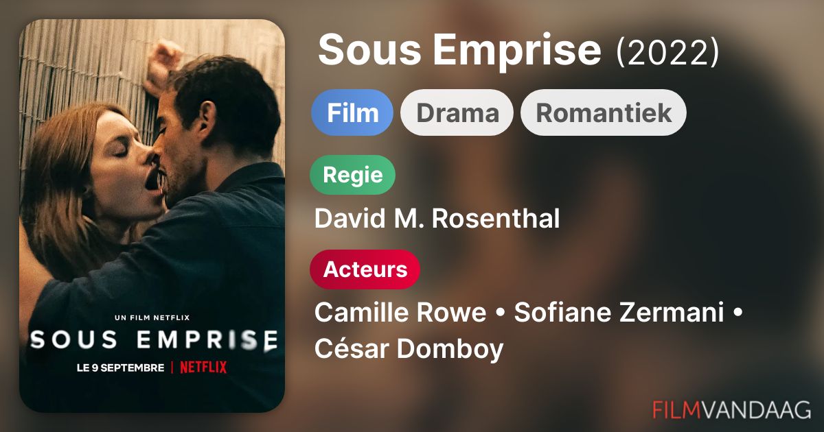 Sous Emprise (film, 2022) - FilmVandaag.nl