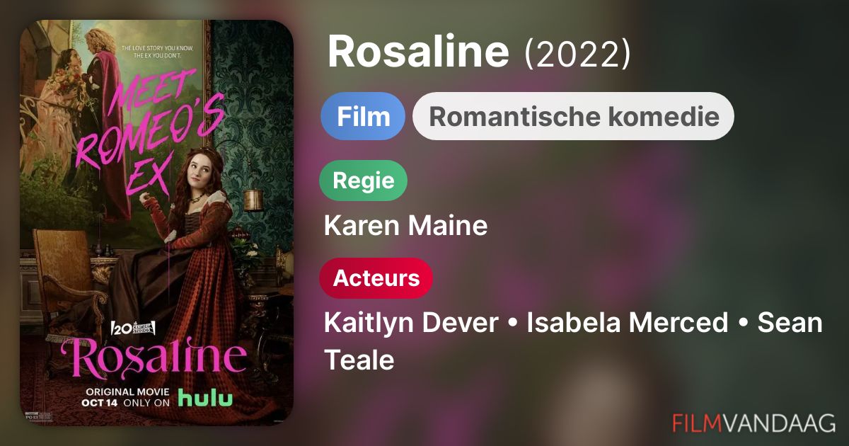Rosaline (film, 2022) - FilmVandaag.nl